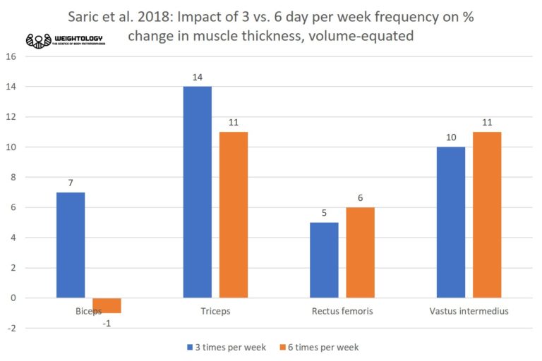 Training Frequency for Hypertrophy: The Evidence-Based Bible – Weightology